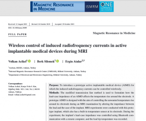 Wireless control of induced radiofrequency currents in active implantable medical devices during ...
