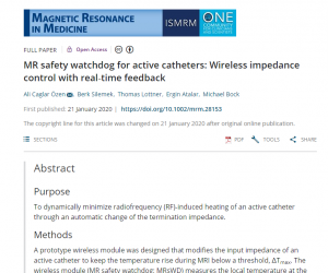 MR Safety Watchdog For Active Catheters – UMRAM